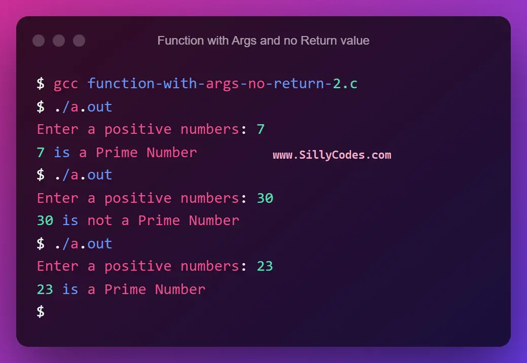 Type Of Functions In C Programming Language Sillycodes