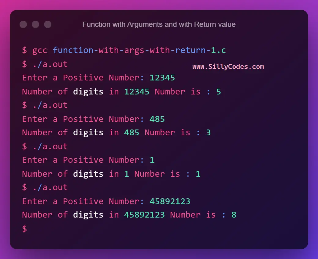 Type Of Functions In C Programming Language SillyCodes