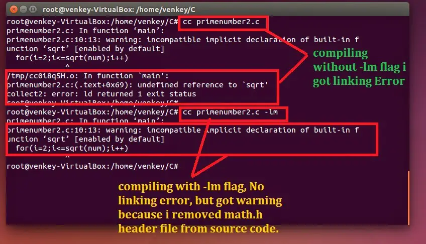 Prime Number Program In C Using Sqrt Square Root Function Sillycodes