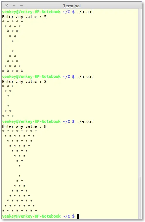 Come Together The Collection Of All Pattern Programs In C Sillycodes 