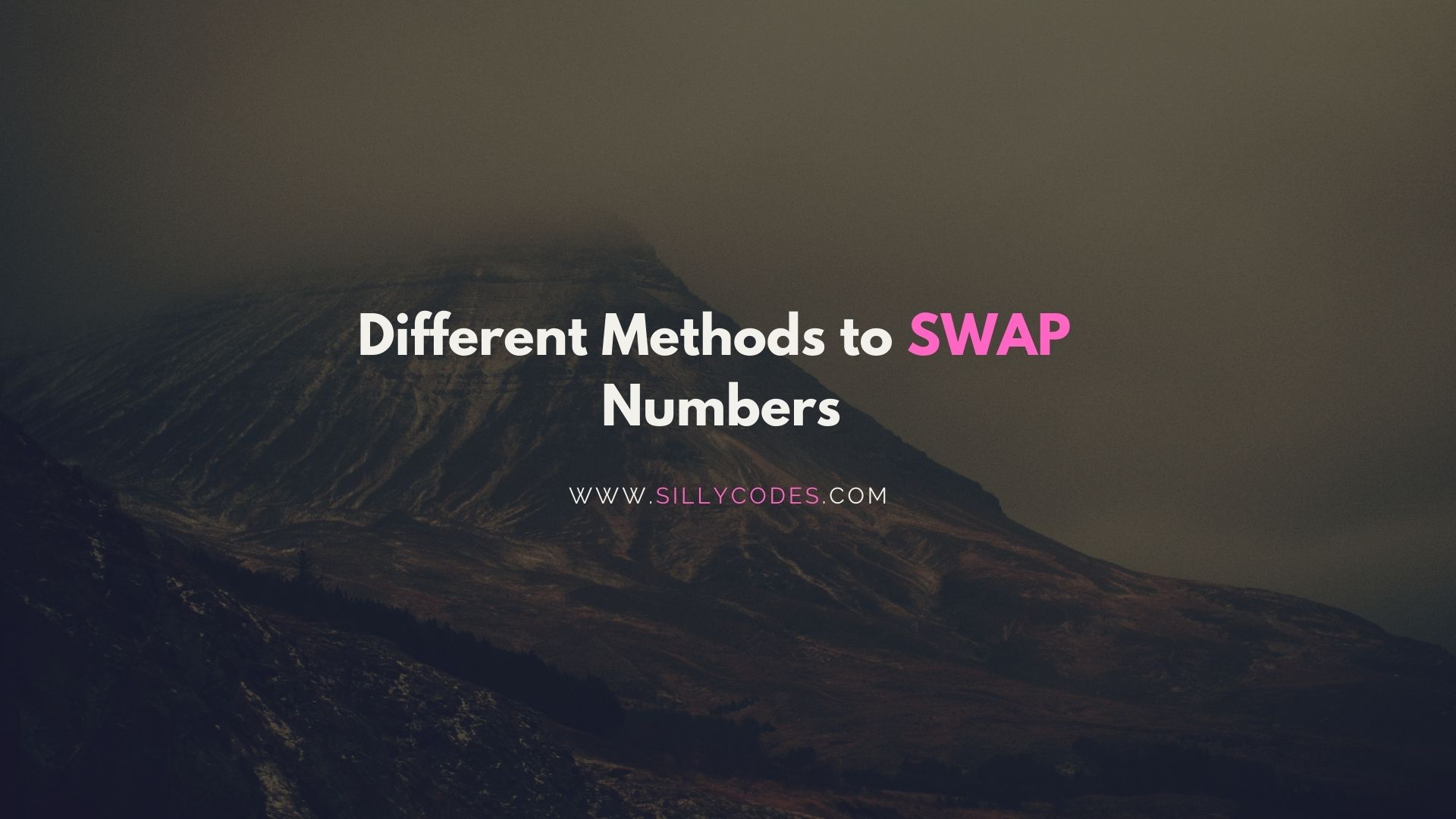 Program To Swap Two Numbers Swapping Program In C Language Sillycodes