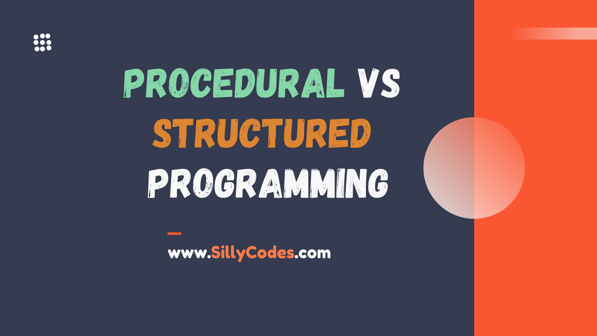 Procedural Vs Structured Programming Languages SillyCodes