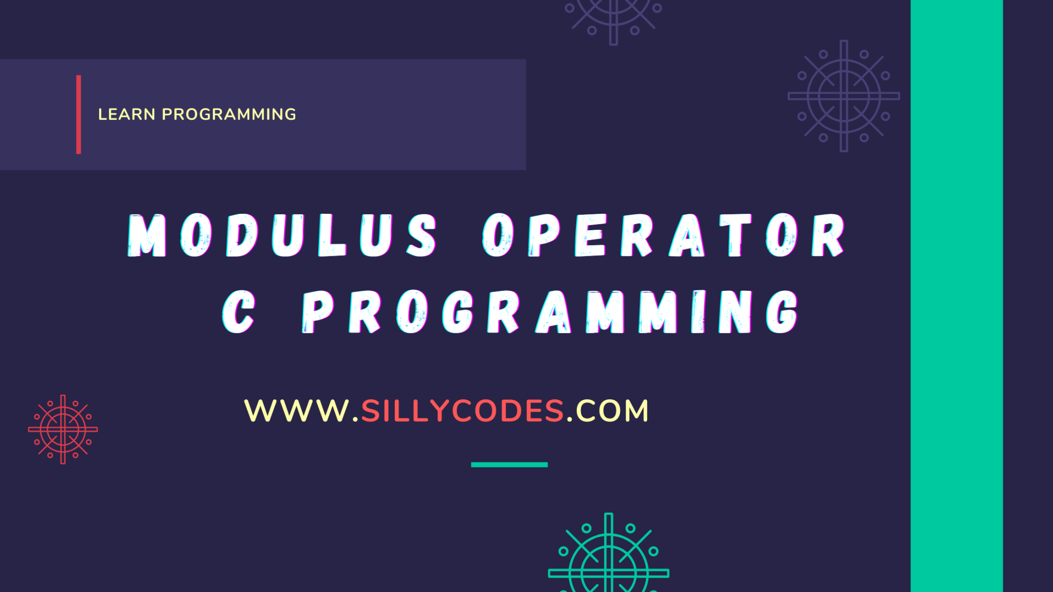 Modulus Operator In C Programming With Example Programs SillyCodes