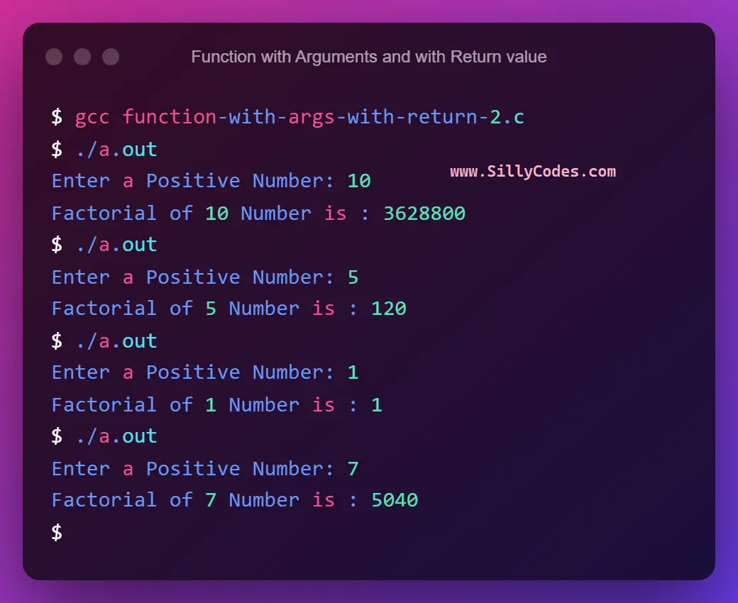 Type Of Functions In C Programming Language Sillycodes