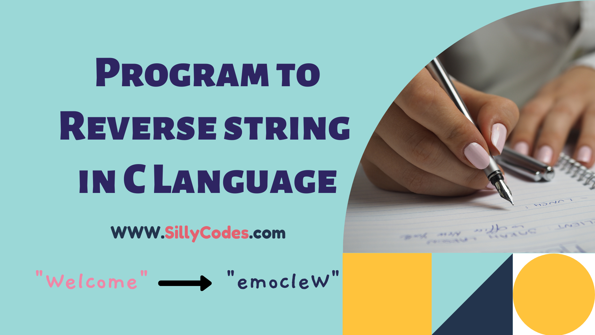 Program To Reverse String In C Language SillyCodes